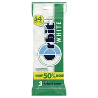Orbit - Orbit, White - Gum, Sugarfree, Spearmint (3 count) | Shop ...