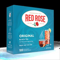 Red Rose Original Black Tea - Full-Flavored, 100 Tea Bags