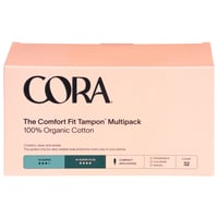 CORA - Cora Super and Super Plus Tampons 32 Count (32 count) | Winn ...