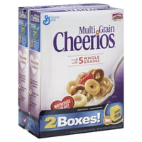 Cheerios - Cheerios Cereal, Multi Grain, Double Pack (2 count) | Shop ...