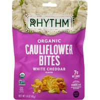 RHYTHM - Rhythm Organic White Cheddar Cauliflower Bites 1.4 Ounces (1. ...
