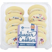 SE Grocers - SE Grocers White Frosted Sugar Cookies 13 Oz Clam Shell ...