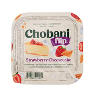 Chobani - Chobani Greek Yogurt Flip Strawberry Cheesecake (4.5 ounces ...