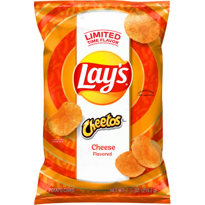 Lay's - Lay's Cheetos Cheese Flavored Potato Chips 7.75oz (7.70 ounces ...