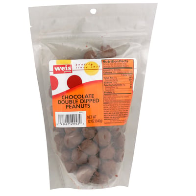 Weis Quality - Weis Quality, Chocolate Double Dipped Peanuts (12 oz ...