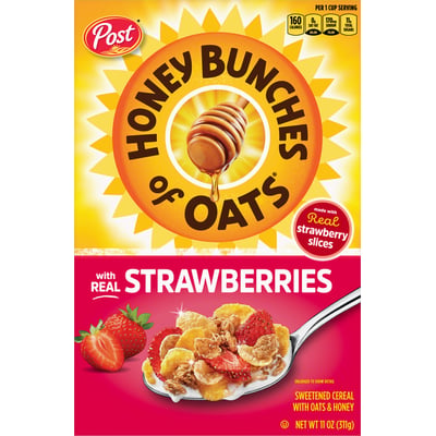 Honey Bunches Of Oats - Honey Bunches Of Oats, Cereal, Strawberries (11 ...