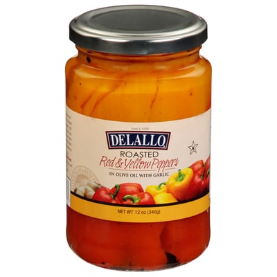 Delallo - Delallo, Red & Yellow Peppers, Roasted (12 oz) | Shop | Weis ...