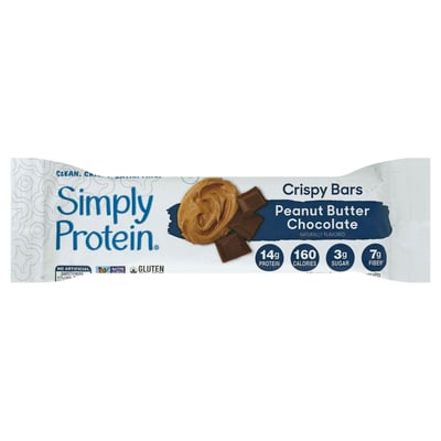 Simply Protein - Simply Protein, Crispy Bars, Peanut Butter Chocolate ...