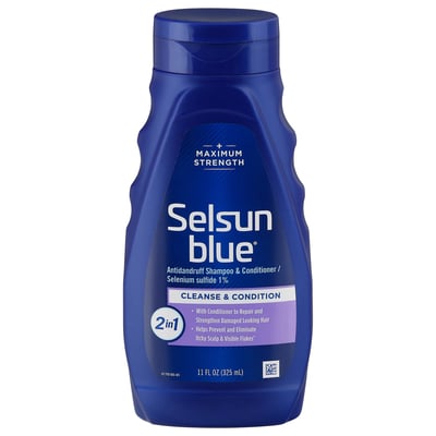 Selsun Blue - Selsun Blue, Shampoo & Conditioner, Maximum Strength ...