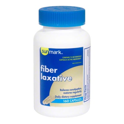 Sunmark - Sunmark Fiber Laxative, Capsules (160 count) | Shop | Weis ...