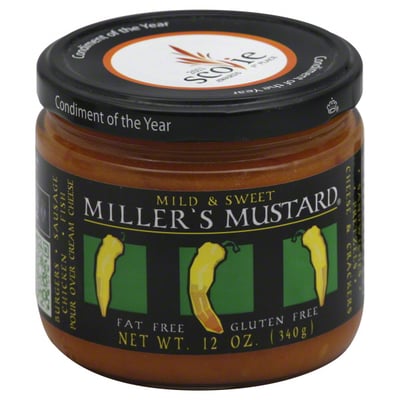 Millers Mustard - Millers Mustard Mustard, Mild & Sweet (12 oz) | Shop ...