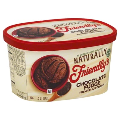 Friendlys - Friendlys Ice Cream, Premium, Chocolate Fudge (1.5 qt ...