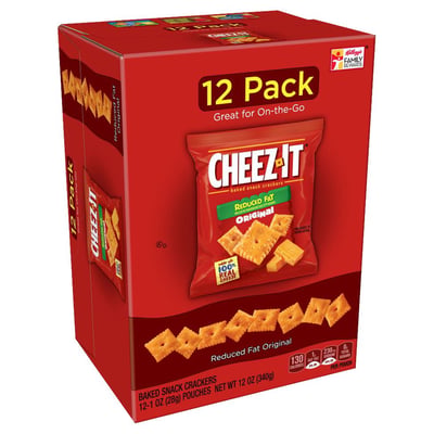 Cheez-It - Cheez-It, Crackers - Baked Snack Cheese Crackers, Reduced ...