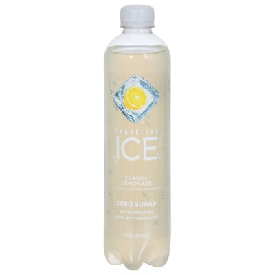 Ice - Ice, Sparkling Water, Zero Sugar, Classic Lemonade (17 fl oz ...