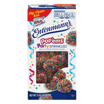 Entenmann's - Entenmann's, Pop'ems - Donut Holes, Devil's Food, Party ...