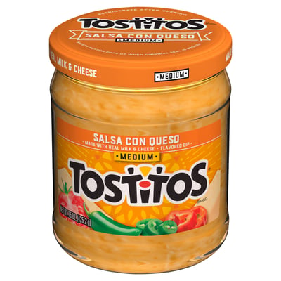 Tostitos - Tostitos Medium Salsa Con Queso Dip 15 Ounces (15 ounces ...