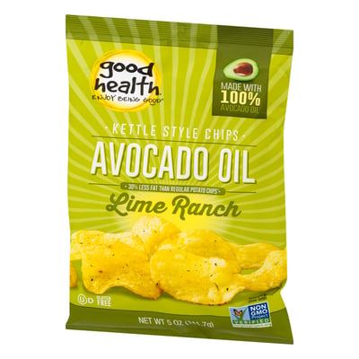 Good Health - Good Health Avocado Oil Lime Ranch Kettle Style Chips 5 ...