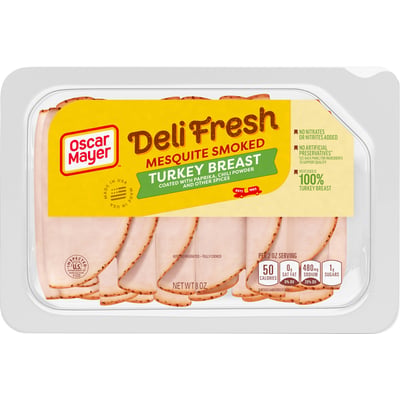 Oscar Mayer - Oscar Mayer, Deli Fresh - Mesquite Smoked Turkey Breast ...