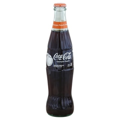 Coca Cola - Coca Cola Cola, Georgia Peach Flavored (12 oz) | Shop ...