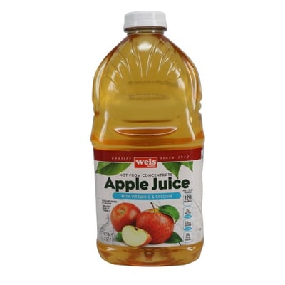 Weis Quality - Weis Quality Apple Juice with Calcium (64 floz) | Shop ...