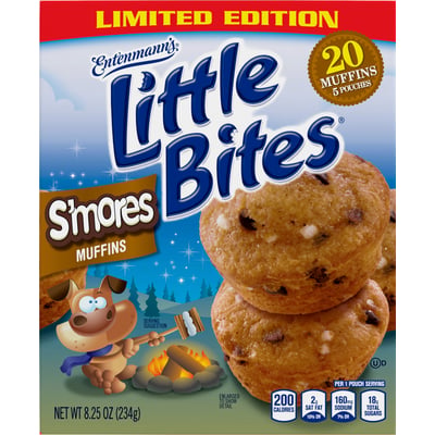 ENTENMANNS LITTLE BITES - Little Bites S'Mores Mini Muffins 5 Pack (8. ...