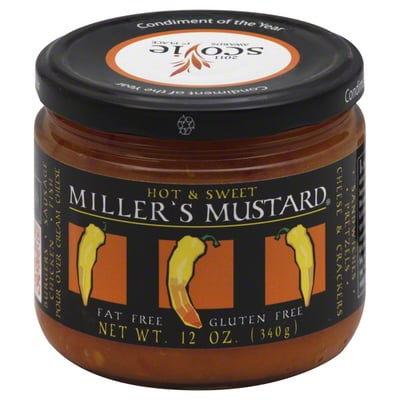 Millers Mustard - Millers Mustard Mustard, Hot & Sweet (12 oz) | Shop ...