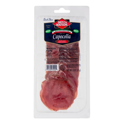 DIETZ & WATSON - Dietz & Watson Sweet Capocolla 3 Oz (3 ounces) | Winn ...