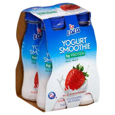 Lala - Lala, Yogurt Smoothie, Wild Strawberry (4 count) | Shop | Weis ...
